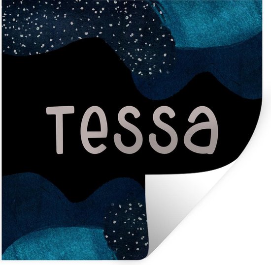 Muurstickers - Sticker Folie - Tessa - Pastel - Meisje - 120x120 cm ...