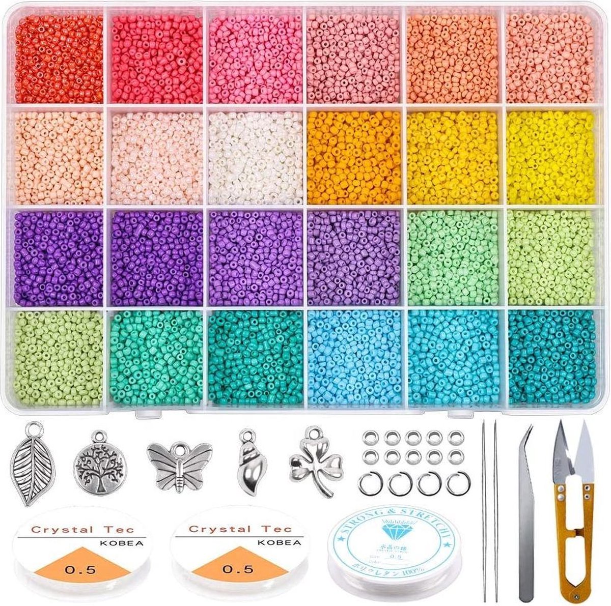 PLAY IT Kralen set XXXL - Polymeer - Katsuki - Incl. 300 Smiley Kralen ...