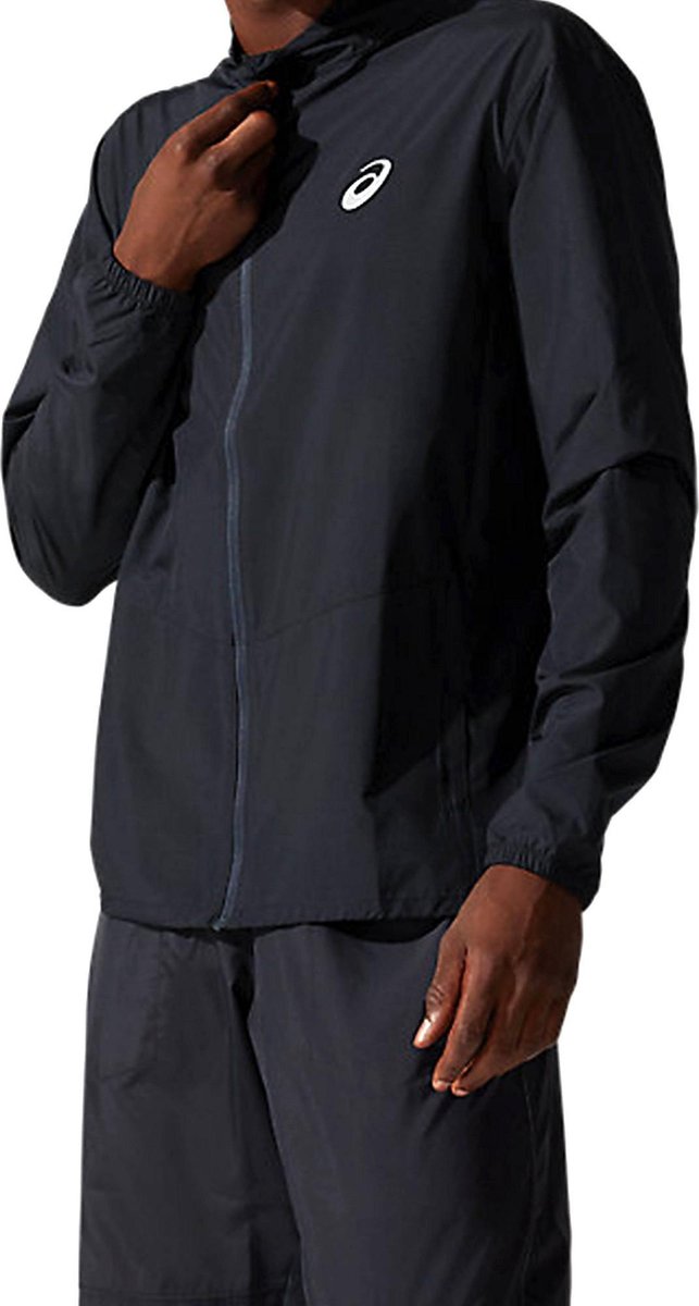 Asics Core Hardloopjas Zwart Heren - Maat S | bol.com