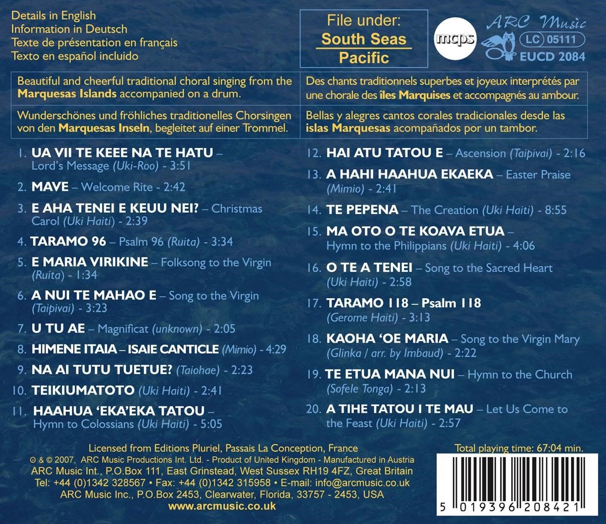 Voix Des Iles - Polynesian Chants (CD), Voix Des Iles | Muziek | bol