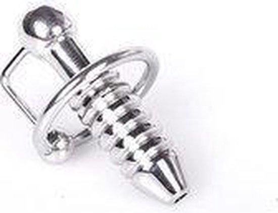 Torpedo Penis Plug RVS met ribbels Ø 28 mm | bol.com
