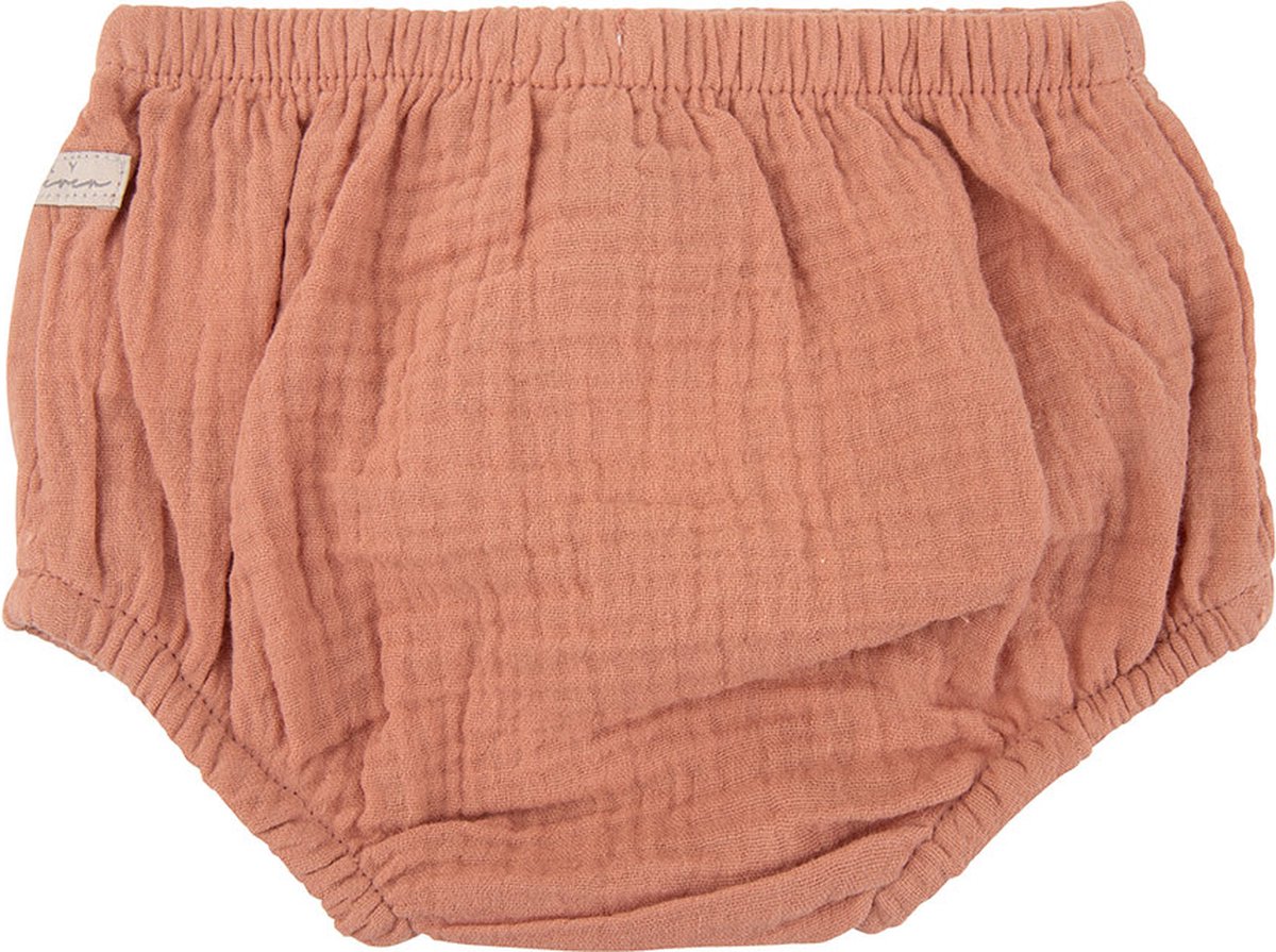 Daily7 newborn baby meisjes pamper korte broek Brick Dust | bol.com