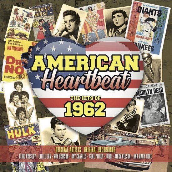 American Heartbeat: Hits of 1962, various artists | CD (album) | Muziek ...