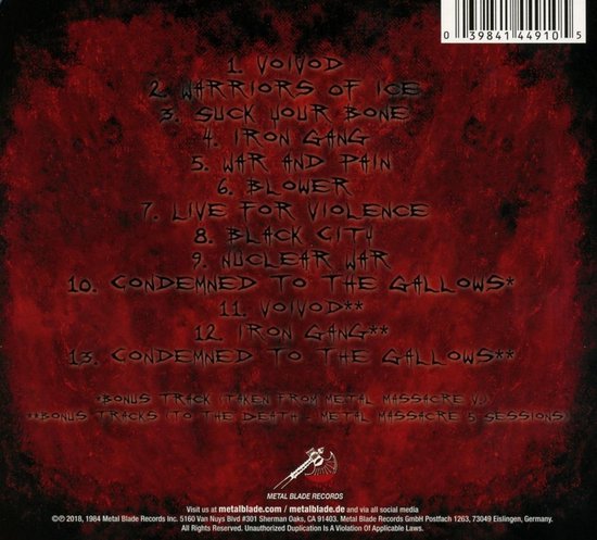 Voivod - War And Pain (re-issue), Voivod | CD (album) | Muziek | bol.com