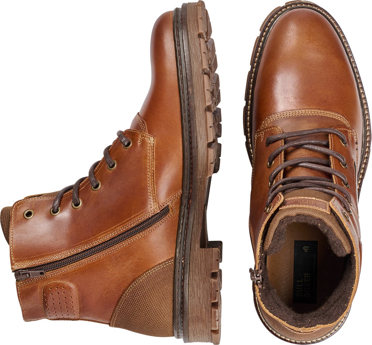 Bullboxer - Boot - Male - Cognac - 41 - Laarzen | bol.com