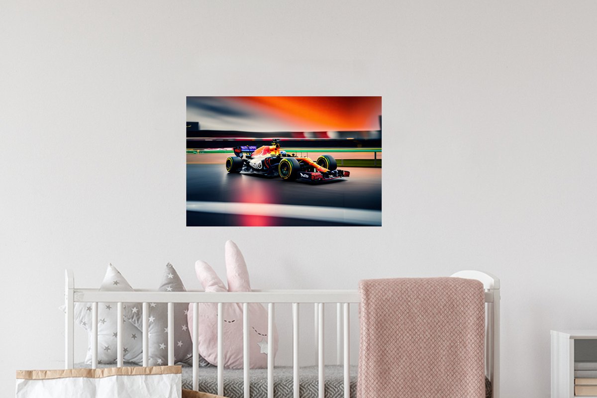 Muurstickers - Sticker Folie - Auto - Formule 1 - Circuit - Raceauto ...