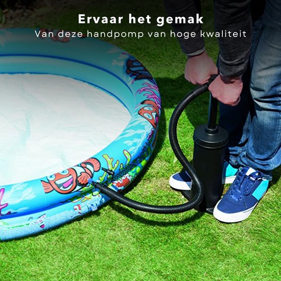 Cheqo® Handpomp - Dubbele Pomp - Luchtpomp - 2 Liter - Handmatig ...