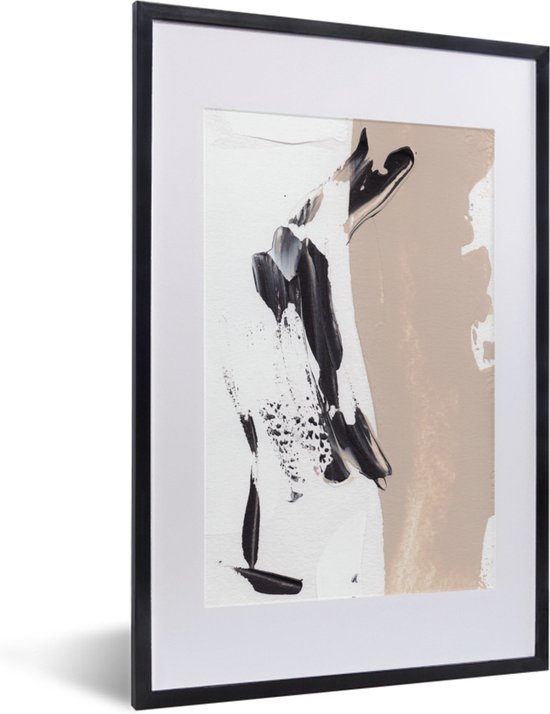 Fotolijst incl. Poster - Verf - Design - Abstract - 40x60 cm ...