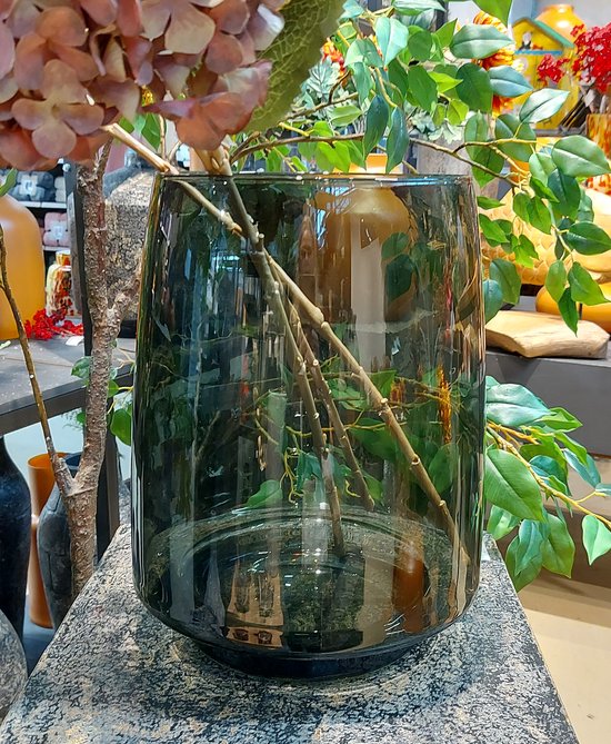 Vaas - Bella - XXL - Smokey - zwart - glas - 35x26 | bol