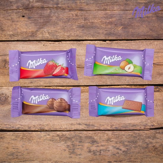 Milka Naps Mix - 207 mini's - 1000 Gram - 2 Stuks - Chocolade - Reep ...