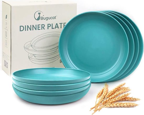 Borden 8 STKS 20CM Diameter, Picknick Borden Lichtgewicht Gerechten ...