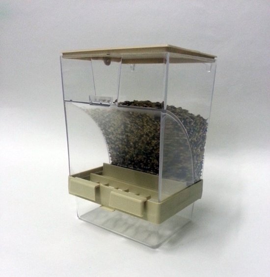 Voersilo voor in schuifdeur - Bruin - Voersilo's - Benodigdheden | bol