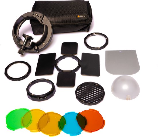 Geekoto GT250 - 250W, ETTL, 2,4 Ghz Flitser Kit, modellamp, 2900mAh ...