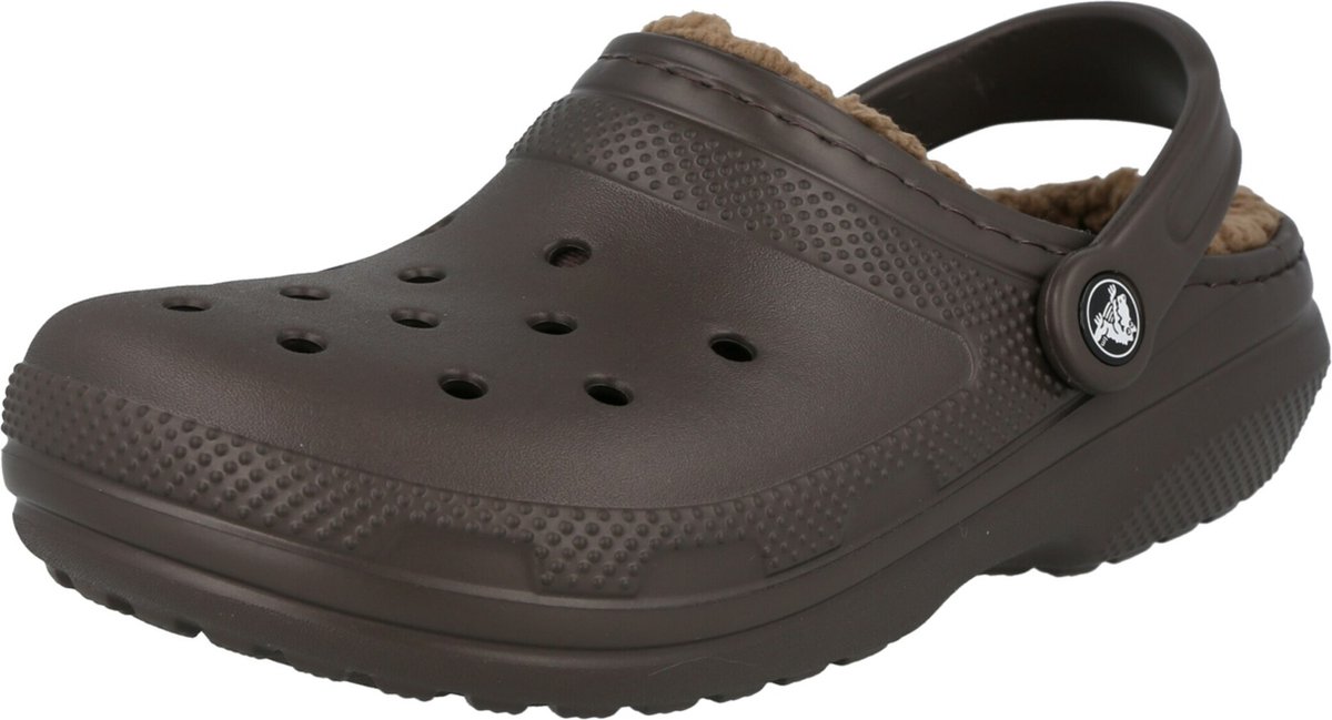 Crocs - Classic Lined - Sportieve slippers - Heren - Maat 42/43 - Bruin ...