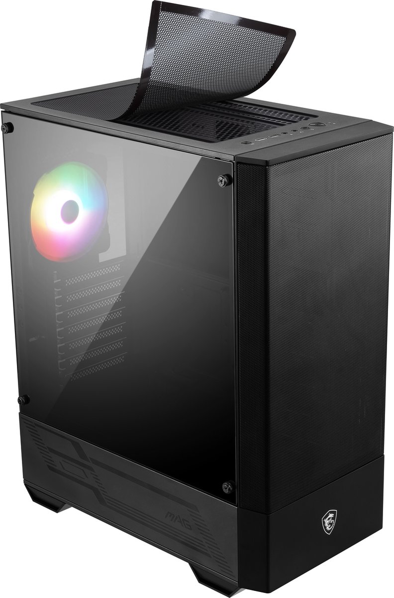 MSI MAG Forge 111R - ATX PC CASE - Behuizing met RGB | bol.com