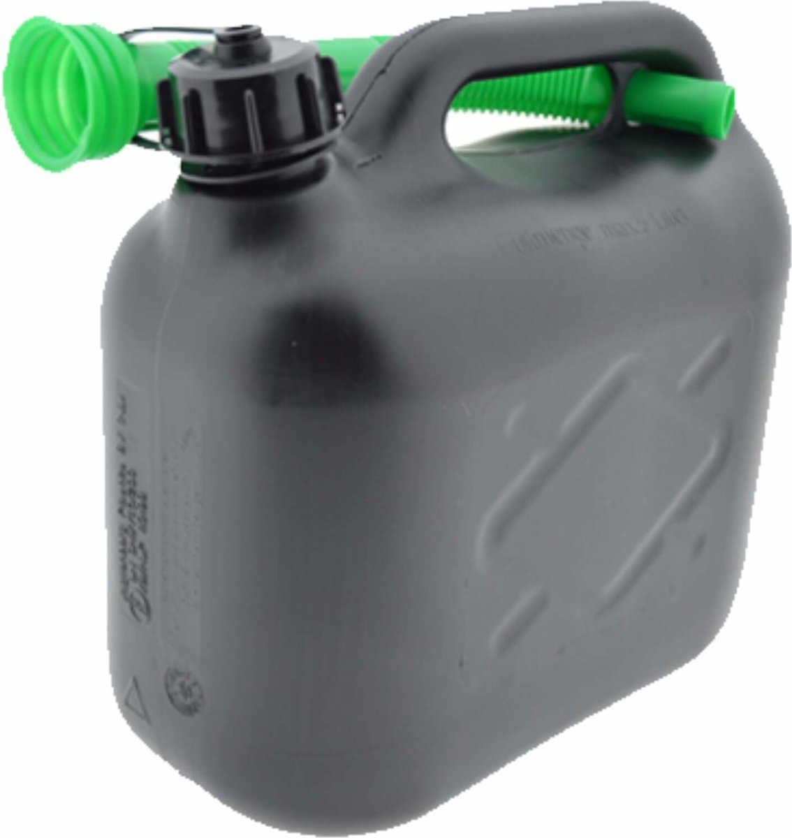 Benson Jerrycan 5 liter - Kunststof - Heavy Duty - Zwart | bol.com