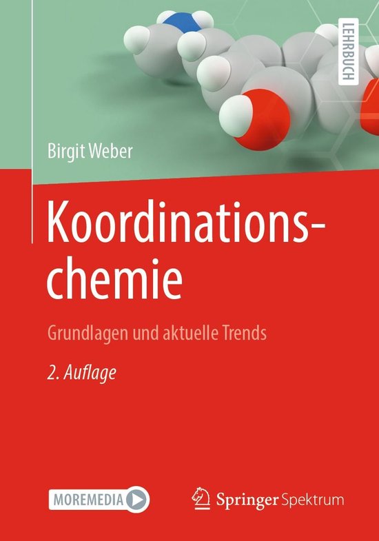 Koordinationschemie (ebook), Birgit Weber | 9783662638194 | Boeken | bol