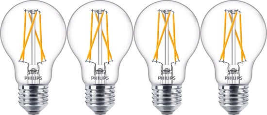 Philips DimTone LED E27 - 6.7W (40W) - Warm Wit Licht - Dimbaar - 4 stuks | bol.com