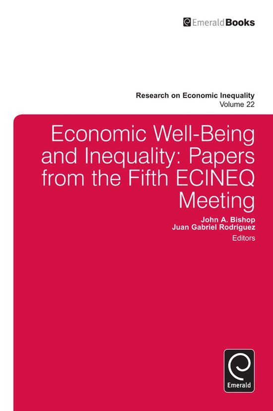 Research on Economic Inequality 22 - Economic Well-Being and Inequality ...
