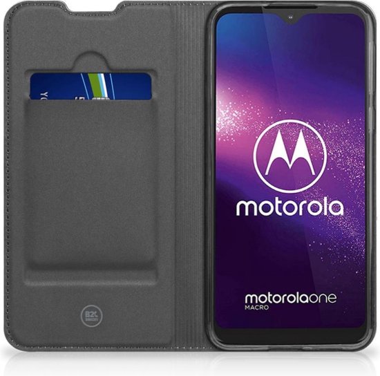 Motorola One Macro Magnet Case Panda Color | bol.com