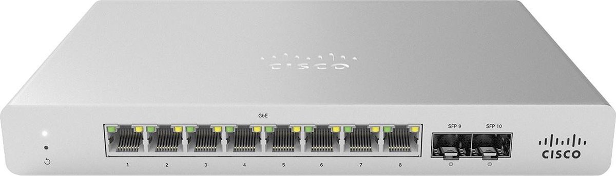 Cisco Meraki MS120-8FP - Managed L2 Gigabit Ethernet (10/100/1000 ...