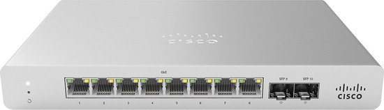 Cisco Meraki MS120-8FP - Managed L2 Gigabit Ethernet (10/100/1000 ...