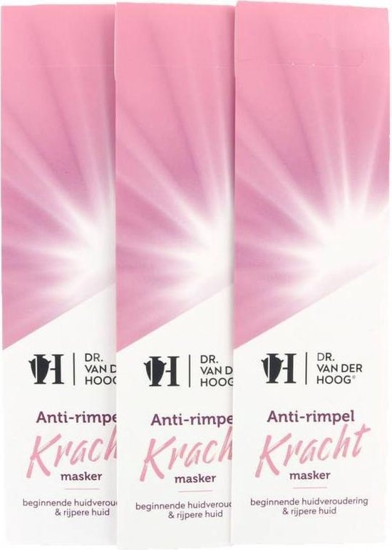Dr. van der Hoog Anti-Rimpel Masker (3 Stuks) | bol.com
