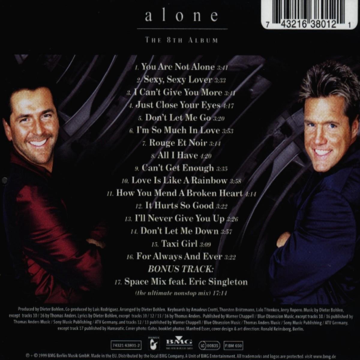 Alone, Modern Talking | CD (album) | Muziek | bol