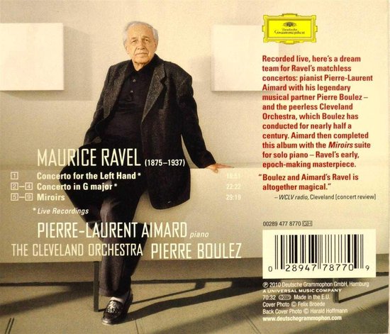 Ravel The Piano Concertos Miroirs, Maurice Ravel | Muziek | bol