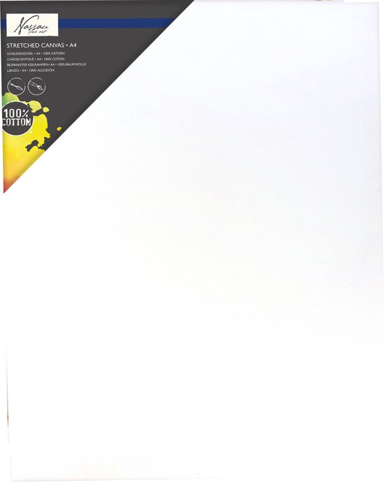 3x Canvas/schildersdoeken 21 x 30 cm A4 formaat - Hobby ...