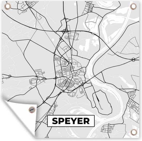 Tuinposters Speyer - Stadskaart - Plattegrond - Duitsland - Kaart ...