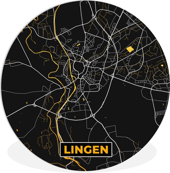 Wall Circle - Wall Circle Indoor - City Map - Carte - Allemagne - Or ...