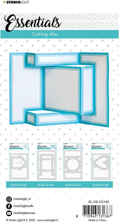 Studio Light Essentials snijmal kaartvorm Squire 11stuks | bol