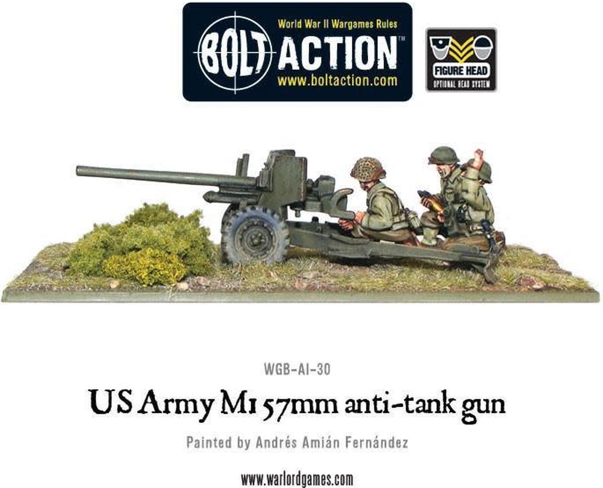 US Army M1 57mm anti-tank gun | bol.com