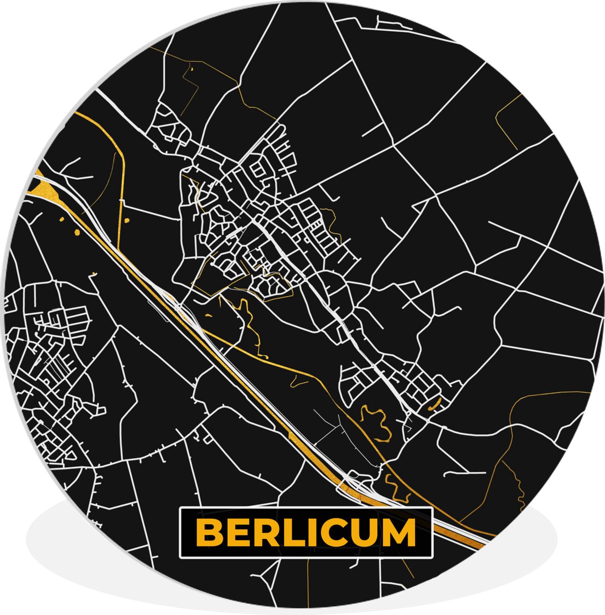 Wall Circle - Wall Circle Indoor - Map - Or - Berlicum - Map - City Map ...