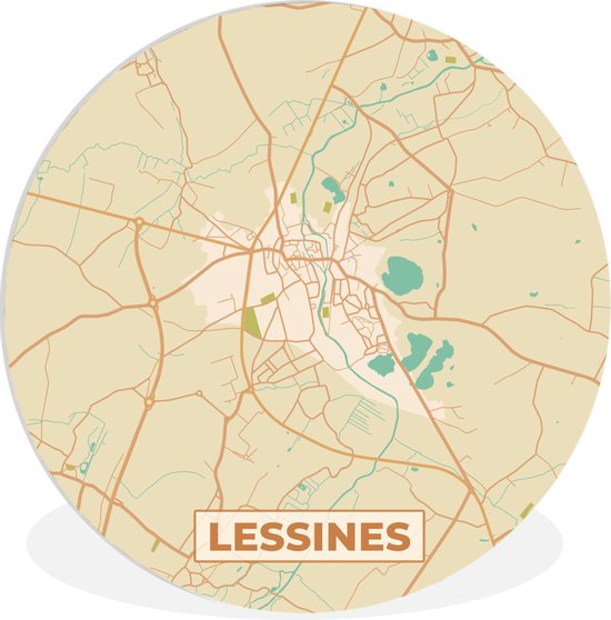 Wall Circle - Wall Circle Indoor - Vintage - Lessines - Plan de Ville ...