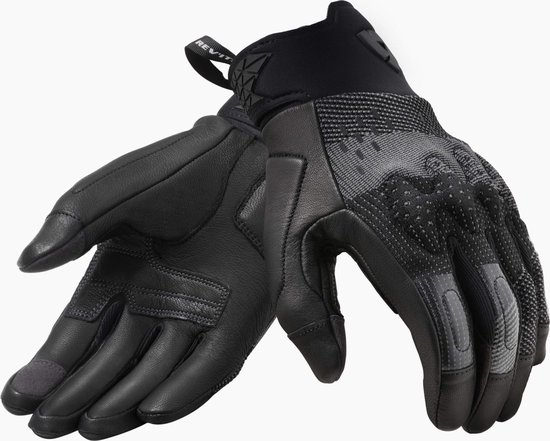 REV'IT! Kinetic Black Anthracite Motorcycle Gloves XL - Maat XL ...