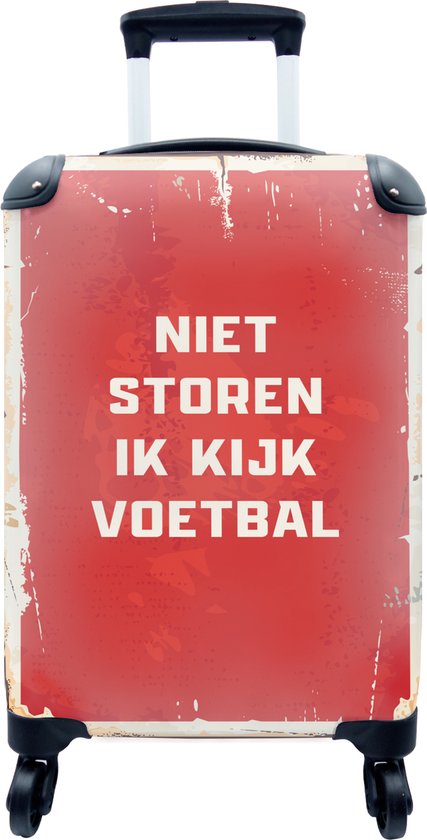 MuchoWow® Koffer - Spreuken - Niet storen ik kijk voetbal - Quotes ...