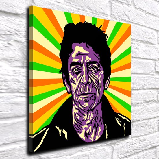 Affiche Pop Art Lou Reed - Papier photo 90 x 90 cm Mat 180 gr ...