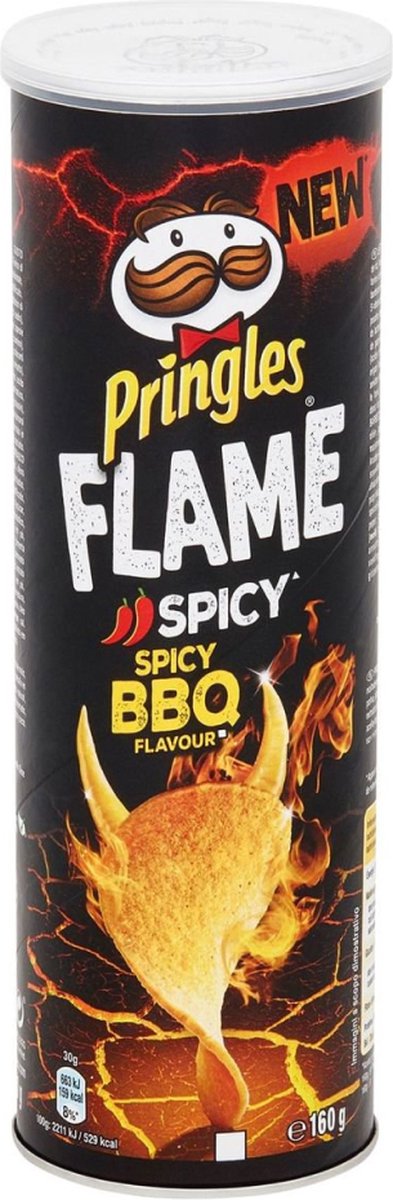 Pringles Flame Spicy BBQ Flavour 160 gr | bol.com