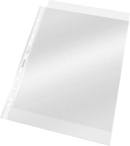 Leitz Transparante Showtas - A4 - 11 Perforatiegaten - 100 Stuks | bol