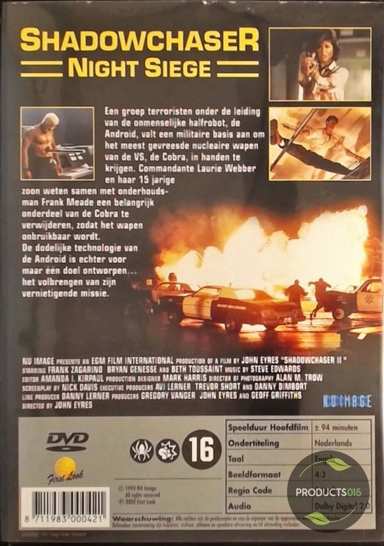 Shadowchaser – Night Siege (Dvd), ‎ Frank Zagarino | Dvd's | bol