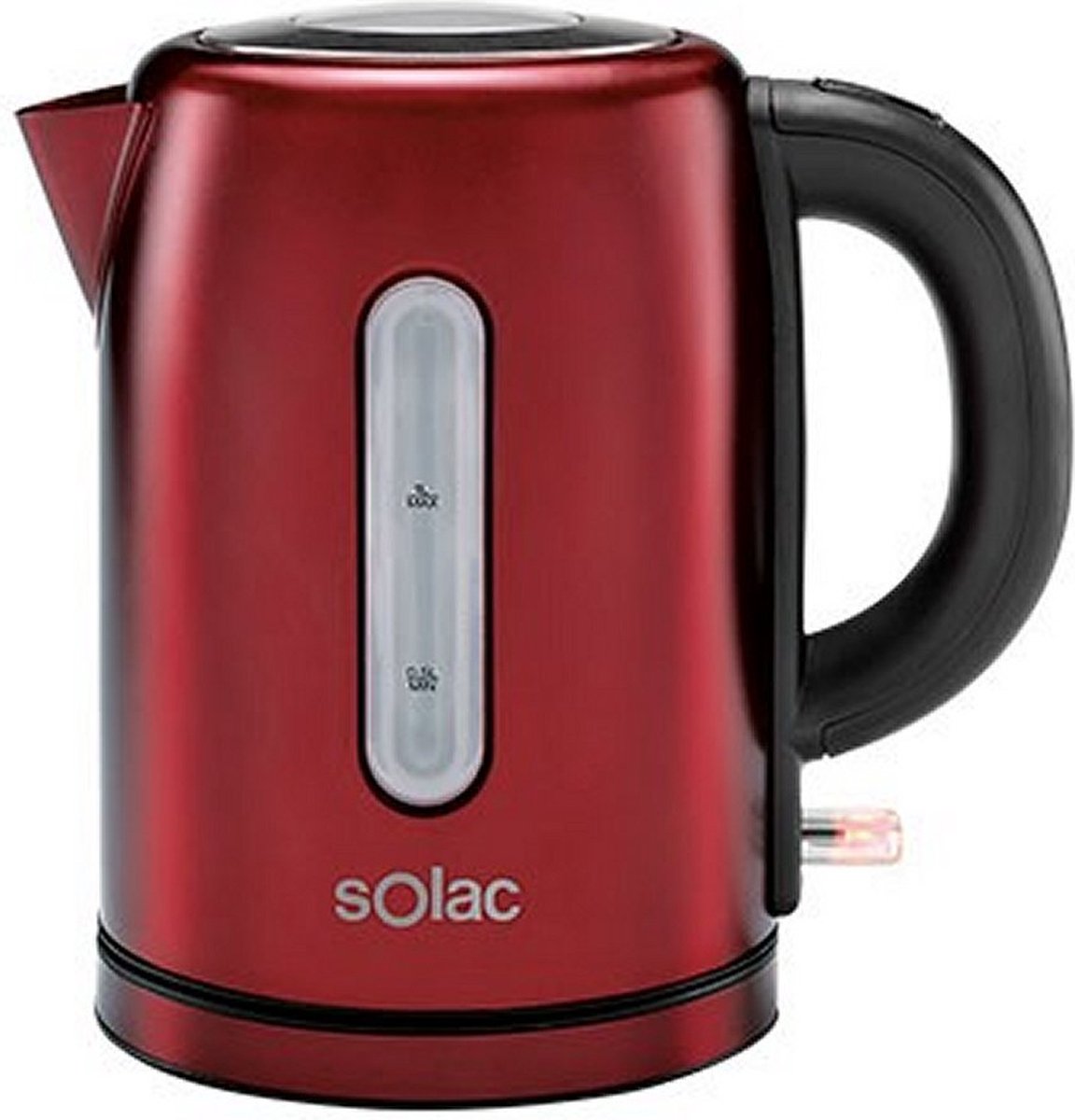 Solac KT5857 Stillo Red Waterkoker 1L 2200W Rood/Zwart | bol.com