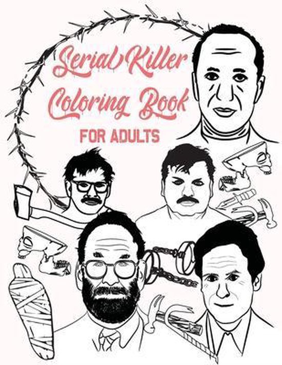 Serial Killer Coloring Book, Bloody Alphabet | 9798673742860 | Boeken ...