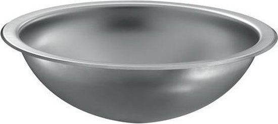 HEMI waskom inbouw Ø385 zonder overloop RVS 304 mat | bol