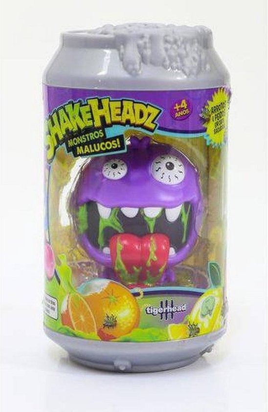 Shakeheadz Slob Monster Icky Iggy Paars | bol