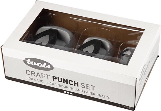 Ponsen set. hart. afm 25+49+75 mm. 3 stuk/ 1 doos | bol