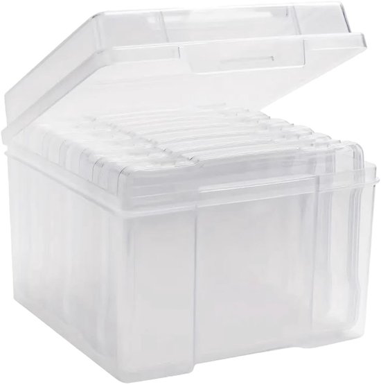 Foto-opbergdoos 5x7 fotohoes, 7 innerlijke fotohouders, fotoopbergdozen ...