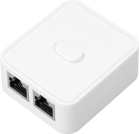 2 Poort RJ45 Ethernet Splitter 10/100/1000 Mbps - Gigabit Netwerk ...