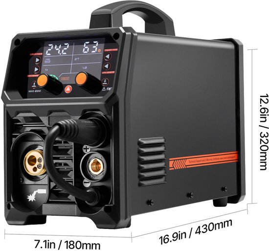 MIG-lasser - 200 A multiproces lasstroompakket. Dit 4-in-1 lasapparaat ...
